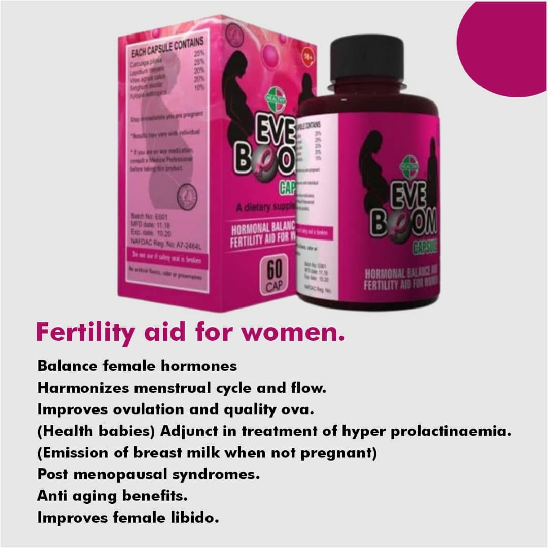 Eve Boom( Fertility aid for women) – OliveMEG LTD